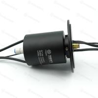 China IP65 Rotary Union Slip Ring 3 Power 12 Signal 1 Pneumatic Passage 250RPM for sale