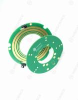 China Pancake Slip Ring 2 Circuits 10A 2A Compact Design for Medical Imaging and Surveillance Systems for sale