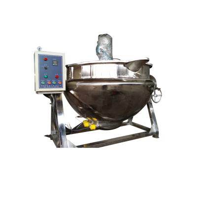 China 1000 liter steam cooking mixer double jacketed pan jacketed cooking kettle for sale