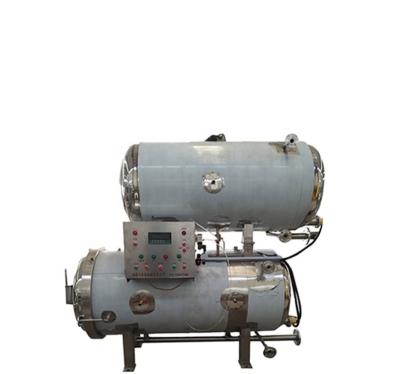 China Food and beverage commercial aseptic processing high temperature steam heating double door sterilization pot for sale