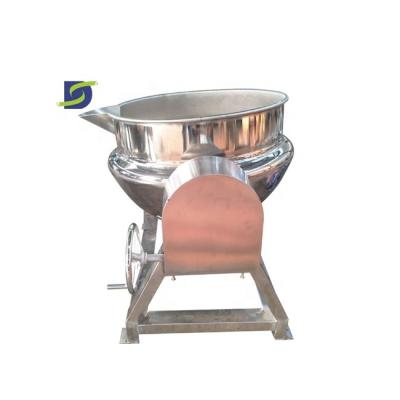 China Sanitary steam cooking jacketed kettle with agitator industrial stir fry pan 600l for sale