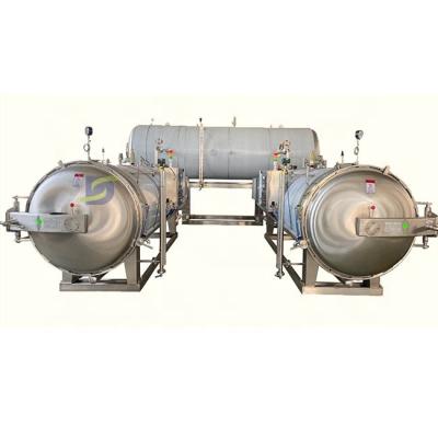 China food sterilizer retort for meat in glass jar sterilizer and tin can retort autoclave for sale