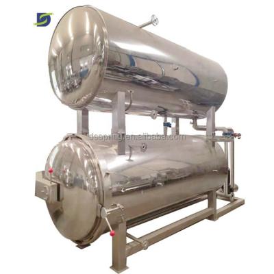 China Beverage industrial automatic water bathing sterilization retort pouch bag machine/canned food autoclave sterilizer price for sale