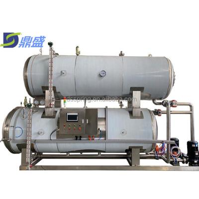China Automatic steam water can pouch meat tuna fish olive sterilization Autoclave retort sterilizer machine for sale