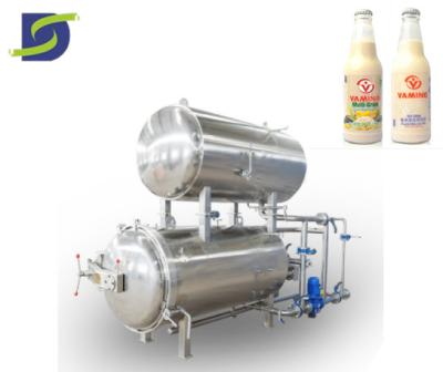 China Automatic food industry retort machine canning meat use steam autoclave sterilizer for commercial food thermal processing for sale