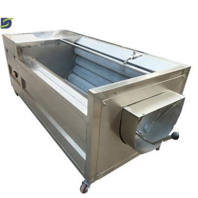 China Strong removal of dirt ginger and tumeric washing machine/yam taro root malanga root wool roller cleaning machine for sale