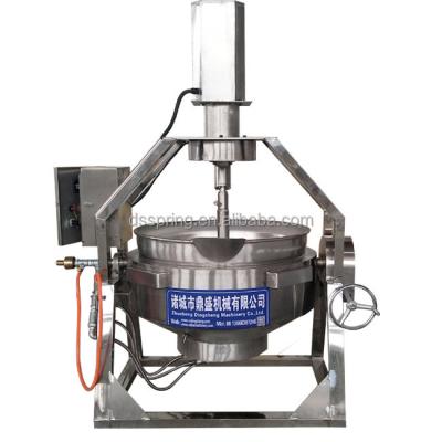 China paste sauce jam making machine fruit marmita semi  industry automatic memasak semi automatic steam jacked kettle for sale