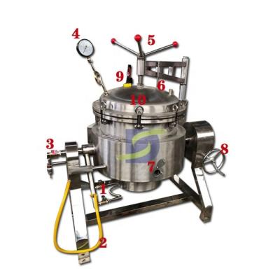China 100 Liter 200 Liter Industrial Electric Heating Automatic High Temperature High Pressure Cooking Pot for sale