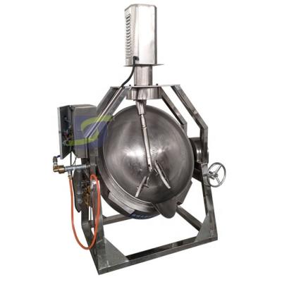 China Large Hydraulic Industrial Cooking Machine Automatic Curry Sauce Cooking And Stirring Sandwich Pan for sale