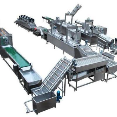 China Easy To Operate Fruit And Vegetable Grading Cleaning Peeling And Packaging Production Line for sale