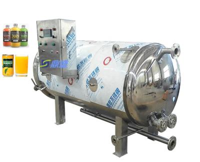 China Glass Jar Fruit Pulp Beverage Steam Retort Machine  High Productivity for sale