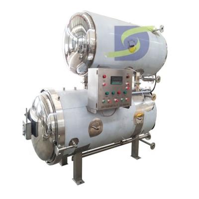 China DOSH Certification Back Pressure Retort Sterilizer Food High Temperature Autoclave for sale