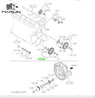 China Isuzu 4HK1/6HK1 Diesel Engine 8976005861 Idle Gear for Excavator for sale