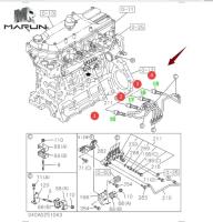 China ISUZU Excavator Engine Parts 4HK1 Injection Pipe NO.1-NO.4 for ZX200-3;Zx240-3 Zx270-3 for sale