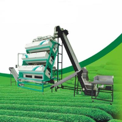 China High Capacity Tea Color Sorter , Four Layer CCD Color Sorter Machine for sale