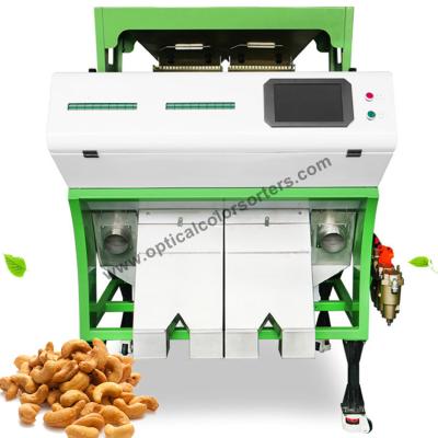 China Intelligent Cashew Color Sorter Machine With High Luminance LED Light System for sale
