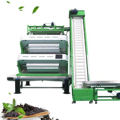 China Intelligent Tea Colour Sorter Machine With Non Toxic Anti Rust Chutes for sale