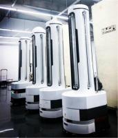 China Ultraviolet Disinfection UV Light Robot 360 Degree Radiation Automatic Charging for sale