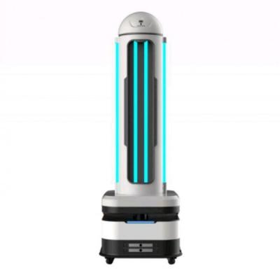 China Infrared Body Temperature Monitoring UV Light Disinfection Robot / Portable Disinfection Robot for sale