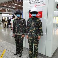 China Infrared Police Safety Bluetooth Smart Temperature Measuring Helmet for sale