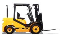 China Yellow 3 Ton Diesel Forklift Warehouse Lift Truck 1070mm Fork Length for sale