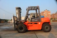 China Orange Electric Diesel Powered Forklift China Engine Chaoyang 6102 Euro II for sale