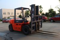 China Orange Electric Diesel Powered Forklift China Engine Chaoyang 6102 Euro II for sale
