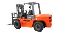 China Orange Diesel Powered Forklift , 8 Ton Forklift Equipment CPCD80 for sale