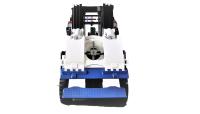 China Blue Construction Forklift Industrial Lift Truck 4 Ton Counterbalance for sale