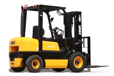 China Yellow 2 Ton Diesel Powered Forklift Ruck With Japanese Engine / Steady Belt for sale