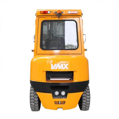 China Yellow Color Warehouse Lifting Equipment / Diesel Engine Forklift 3.5 Ton for sale