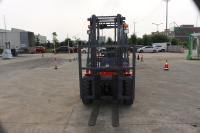 China Hydraulic Four Wheel 3.5 Ton Diesel Powered Forklift for sale