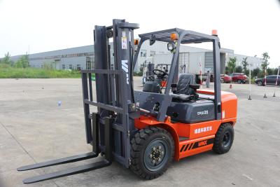 China 3.5 Ton Rough Terrian 1070mm Diesel Operated Forklift for sale