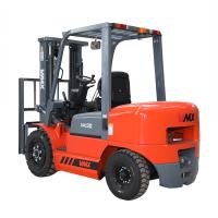 China Manual Transmission 125mm Four Wheel Drive Forklift for sale