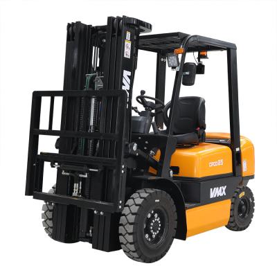 China Sideshift Rough Terrain 2500kgs Diesel Powered Forklift for sale