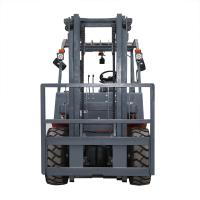 China 1220mm Fork Length Diesel Powered Forklift With Wide View Full Mast for sale