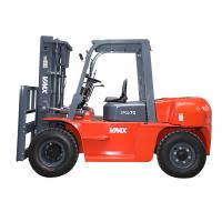 China 7 Ton Diesel Powered Forklift Automatic Truck With Penumatic Tyres ISO9001 for sale