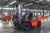 China Manual Operation Diesel Engine Forklift 4500kgs Loading Capacity 3105 * 2290 * 1480mm for sale