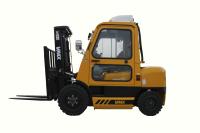China 3 ton capacity diesel engine forklift truck CPCD30 with closed cabin with air condition ISUZU Mitsubishi engine optional for sale