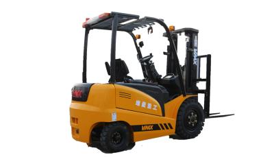 China Yellow Green Electric Warehouse Forklift / 2 TON Ride On Forklift Truck for sale