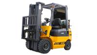 China High Lift Portable Gasoline Forklift In Warehouse , Compact Forklift Trucks for sale