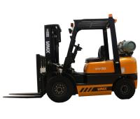 China Four Wheel Counterbalance Gas Forklift Truck With Side Shifter Customized for sale