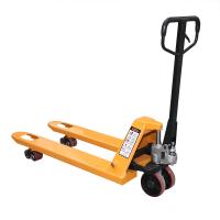 China Mini Hydraulic Hand Pallet Truck 2.5 Ton 1220mm Fork Length Optional Color for sale