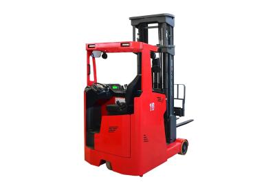 China Four Wheel Braking Electric Reach Truck Loading Capacity From 1.6 To 2.5 Tons for sale