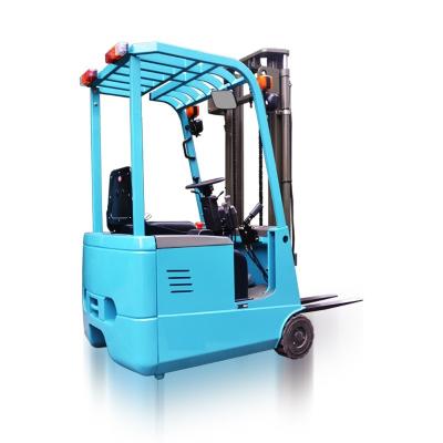 China AC Motor Three Wheel Electric Forklift 1000kg Rated Loading Capacity New Condition for sale