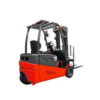China Red Color Three Wheel Electric Forklift AC Motor Power Souce CE Approval For Warehouse for sale