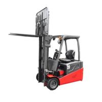 China Red Color Three Wheel Electric Forklift AC Motor Power Souce CE Approval For Warehouse for sale