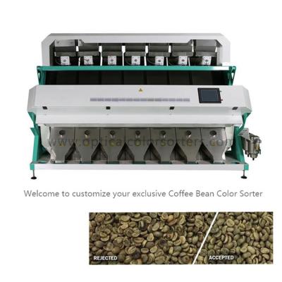 China 2.3Kw CCD Intelligent Coffee Bean Optical Color Sorter for sale