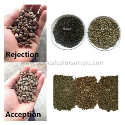 China 4096 Pixel 1.8KW 220V 50HZ Roasted Coffee CCD Color Sorter for sale