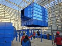 China Galvanized 10.6kw 20T Double Centrifugal Fan Grain Dryer for sale